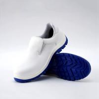 China White ESD Kichen Safety Shoes Steel Toe, Anti-Smash Cleanroom Approved for sale