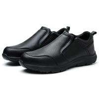 China Durable Comfortable Safety Footwear Black Slip Resistant Chef Shoes Anti Puncture for sale