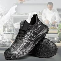 China Unisex Kitchen Safety Shoes Anti Smash Slip On Work Shoes Durable SRC for sale
