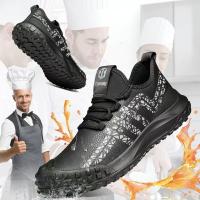 China Unisex Kitchen Safety Shoes Anti Smash Slip On Work Shoes Durable SRC for sale