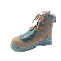 China Men Work Safety Boots High Top Outdoor Hiking Shoes with Steel Toe for Protection for sale