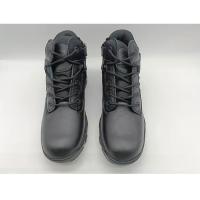 China Mens Outdoor Hiking Boots Breathable Mid Top Work Shoes With Side Zipper for sale