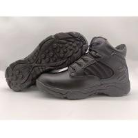 China Mens Outdoor Hiking Boots Breathable Mid Top Work Shoes With Side Zipper for sale