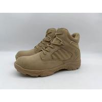 China Mens Suede Work Boots Brown Lightweight Desert Hiking Boots Outdoor for sale