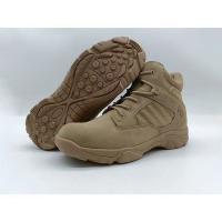 China Mens Suede Work Boots Brown Lightweight Desert Hiking Boots Outdoor for sale