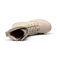 China Cow Suede Desert Boots Combat HikingDurable Rubber Sole Mountaineering Boots for sale