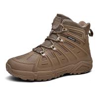 China Mid High Tactical Desert Boots Lightweight Combat Hiking Boots Unisex for sale
