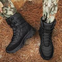 China Brown Tactical Safety Shoes Comfortable Mens Desert Combat Boots for sale