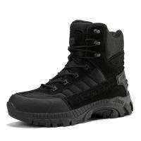 China Non Slip Combat Boots Durable Hiking Military Boots Yellow For Rescue for sale