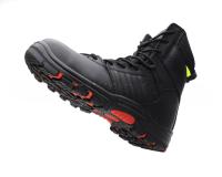 China Anti Puncture Firefighter Safety Boots Unisex Fireproof Steel Toe Work Boots for sale