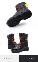 China Waterproof Firefighter Rescue Boots Anti Puncture Oil Resistant Safety Boots for sale