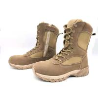 China Hiking Working Boots Extra Large Boots High Top Combat Footwear Breathable for sale