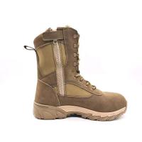China Hiking Working Boots Extra Large Boots High Top Combat Footwear Breathable for sale
