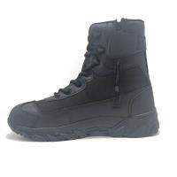 China High Top Outdoor Lightweight Breathable Side Zip Desert Tactical Shoes for sale
