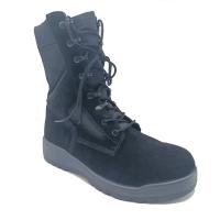 China Black High Top Desert Tactical Shoes Suede Breathable Outdoor Hiking Boots for sale