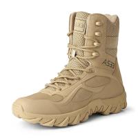 China Sand Suede Wear Resistant Hiking Boots Breathable Jungle Desert Boots for sale