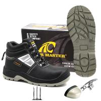 China Summer Season Black S3 SRC Industrial Safety Shoes For Maximum Safety for sale