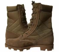 China Custom Durable Tactical Combat Jungle Beige Shoes Desert Khaki Rubber Boots for sale