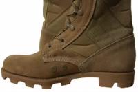 China Custom Durable Tactical Combat Jungle Beige Shoes Desert Khaki Rubber Boots for sale