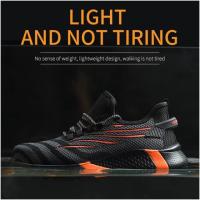 China Lightweight Construction Footwear Sneaker Work Men Boots Safety Women Shoes for sale