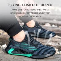 China Lightweight Construction Footwear Sneaker Work Men Boots Safety Women Shoes for sale