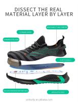 China Lightweight Construction Footwear Sneaker Work Men Boots Safety Women Shoes for sale