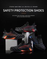 China Lightweight Construction Footwear Sneaker Work Men Boots Safety Women Shoes for sale