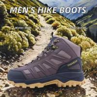 China Men's Lightweight Leather Boots Waterproof Stay Dry Comfortable On Hiking Trips for sale