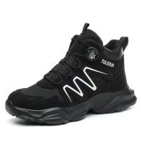 China Men's Lightweight Leather Hiking Boots Waterproof Outdoor Mountain Shoes for sale