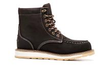 China Wholesale Nubuck Leather Goodyear Welt Engineer Rubber Steel Toe for sale