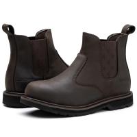 China Classic Round Toe Waterproof Woodland Chelsea Fashionable Work Footwear for sale