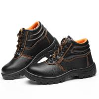 China Men Work Safety Shoes Boots With Steel Toe and Steel Anti slip for sale