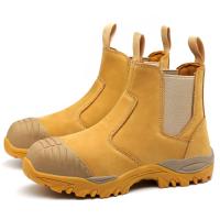 China Waterproof Nubuck Leather Safety Boots For Men Wholesale for sale