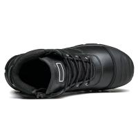 China Black Corrected Top Layer Corrected Leather SBP Standard Steel Toe Safety Boots for sale