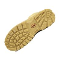 China Nubuck Leather Zip Side Lace Up Anti Slip TPU Outsole Steel Toe Hiking Boots for sale