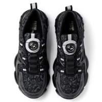 China Black Microfiber Safety Industrial Button Men's Work Shoes for sale