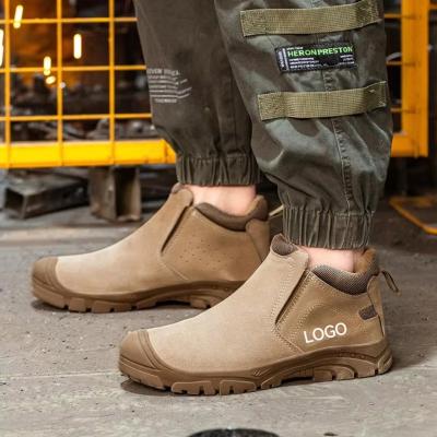 China Rubber Insulated 6kv Suede  Men's Safety Boots With Kevlarr Anti-stab Midsole Work Boots for sale