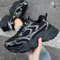 China Microfiber Flyknit Black Industrial Safety Shoes Unisex EVA Sole Work Shoes for sale