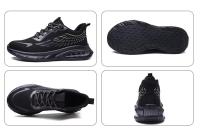 China Industrial Work Flyknit Safety Shoes With Air-cushioned Sole And Kevlar Midsole for sale