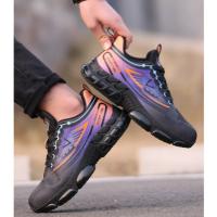 China Flying Weave Work Air Cushion Sole Industrial Safety Shoes for sale