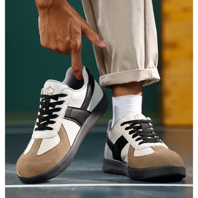 China Kevlar Midsole Unisex Microfiber Suede Work Shoes for Industrial Safety in Beige Black and Brown for sale