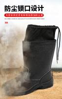 China Kevlar Midsole Safety Shoes Cowhide Genuine Leather Work Boots with Steel Toe for sale
