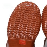 China Unisex Red Security Work Boots With Natural Rubber Sole And Electrical Insulation 25KV for sale