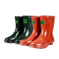 China Unisex Red Security Work Boots With Natural Rubber Sole And Electrical Insulation 25KV for sale
