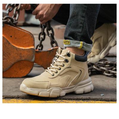 China Kevlar Midsole Safety Boots Microfiber Leather Work Shoes With Steel Toe And Rubber Sole for sale