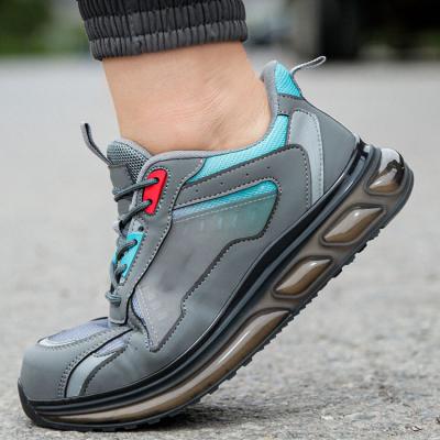 China Microfiber Leather Work TPU Air-cushion Industrial Safety Shoes for sale