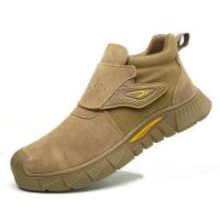 China Men'S Welding Comfortable Lightweight Work Boots Breathable for sale