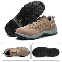China Microfiber Pu Injection Kevlar Industrial Safety Shoes Steel Toe Anti Smashing Work for sale