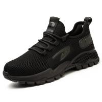 China Flying Weaving Light Comfortable Steel Toe Shoes Breathable for sale