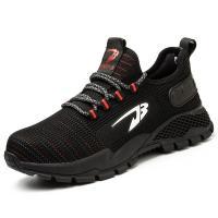 China Flying Weaving Light Comfortable Steel Toe Shoes Breathable for sale